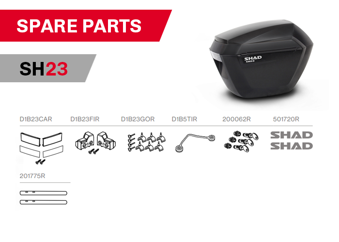 SH23 Spare Parts – SHAD Dealer Portal