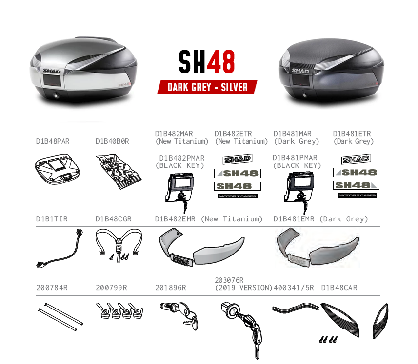 SH48 Spare Parts – SHAD Dealer Portal